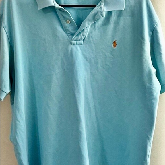 Ralph Lauren | Shirts | Ralph Lauren Mens Sky Blue Polo Shirt | Poshmark
